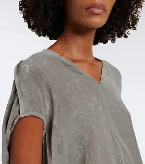 Rick Owens Velvet Top - Grey