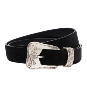 Magda Butrym Suede Belt - Black