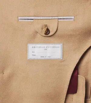 Brunello Cucinelli Double-breasted Camel Hair Blazer