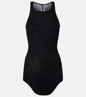 Rick Owens Cotton Jersey Tank Top - Black