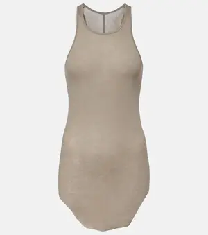 Rick Owens Cotton Jersey Tank Top - Grey