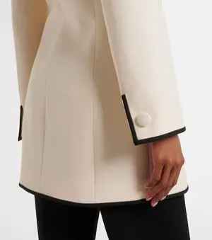 Valentino Garavani Crepe Couture Scalloped Jacket