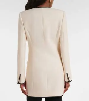 Valentino Garavani Crepe Couture Scalloped Jacket