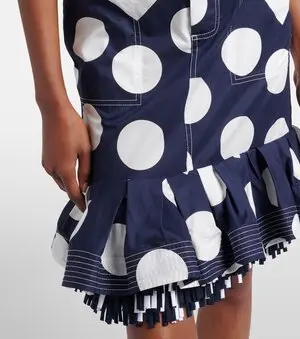 Jacquemus Cabana Printed Cotton Poplin Midi Skirt