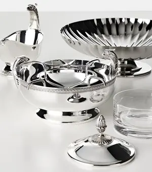 Christofle Malmaison -plated Caviar Serving Set