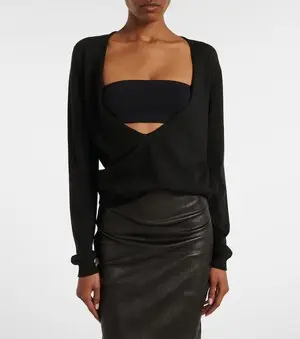 Rick Owens Extreme Virgin Wool Sweater - Black