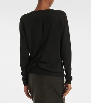 Rick Owens Extreme Virgin Wool Sweater - Black