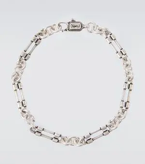 Saint Laurent Cassandre Chain Bracelet - Silver