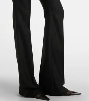 Saint Laurent Cashmere Flared Pants