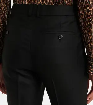Saint Laurent Cashmere Flared Pants