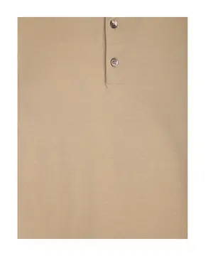 ZANONE Three-button Long Sleeve Polo Shirt