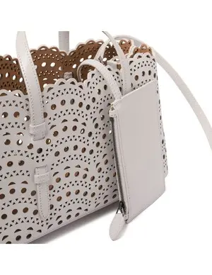 Alaïa Vienne Perforated Open Top Handbag