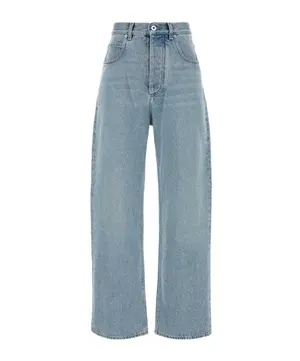 Bottega Veneta Sky Bleached Wide Leg Jeans