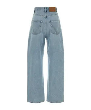 Bottega Veneta Sky Bleached Wide Leg Jeans