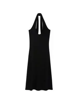 AMI Paris Jersey Halter Midi Dress