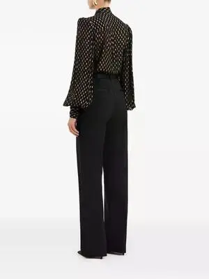 Rebecca Vallance Hasina Metallic Jacquard Blouse