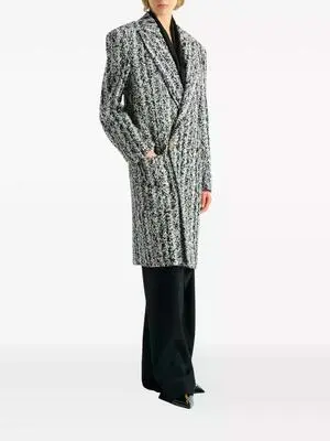 Balmain Long Tweed Coat