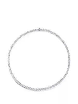 JEWELS AFICIONADO Eloise Diamond Necklace - Silver