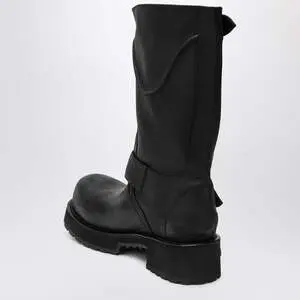 Balenciaga Venom Calfskin Boots - Black