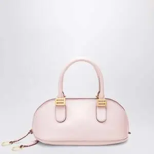 Balenciaga Leather Bolero Mini Bowling Bag - Pink