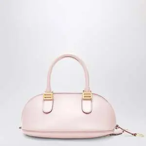 Balenciaga Leather Bolero Mini Bowling Bag - Pink