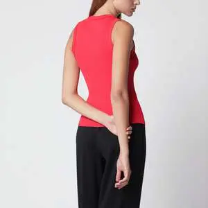 Loewe Anagram Ribbed Stretch Viscose Tank Top