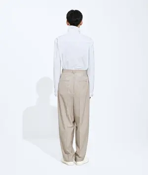 Bottega Veneta Wool And Cotton Pants