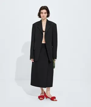 Bottega Veneta Wool Grain De Poudre Jacket