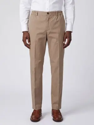 Incotex Stretch Cotton Chino Trousers - Brown