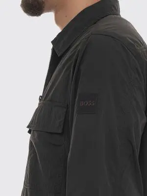 BOSS Utility Jacket With Zipped Front