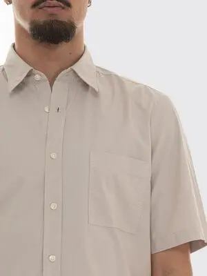 BOSS Short-sleeved Cotton Poplin Bowling Shirt