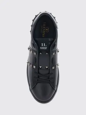 Valentino Garavani Rockstud Untitled Calf Leather Sneakers