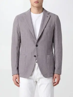 Tagliatore Textured Blazer - Brown