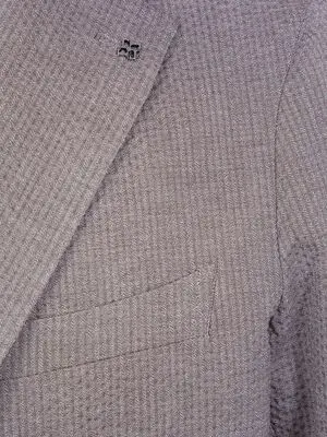 Tagliatore Textured Blazer - Brown