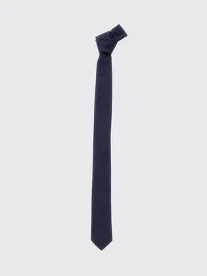 Emporio Armani Pure Silk Polka Dot Neck Tie - Blue