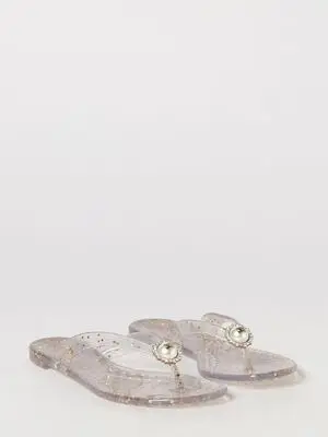 Casadei Embellished Thong Sandals - Gnawed Blue