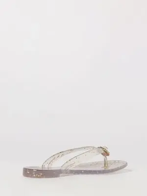Casadei Embellished Thong Sandals - Gnawed Blue