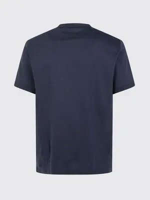 Fred Perry Slim Fit Cotton Crew Neck T-shirt With Embroidered Logo - Blue