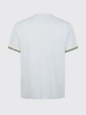 Fred Perry Slim Fit Cotton T-shirt With Contrast Tipping And Logo