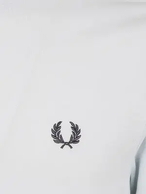 Fred Perry Slim Fit Cotton T-shirt With Contrast Tipping And Logo
