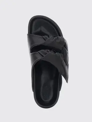 Isabel Marant Étoile Lennyo Leather Flat Sandals With Knot Detailing