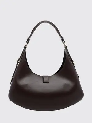 GANNI Shoulder Bag With Gold Tone Hardware - Brown