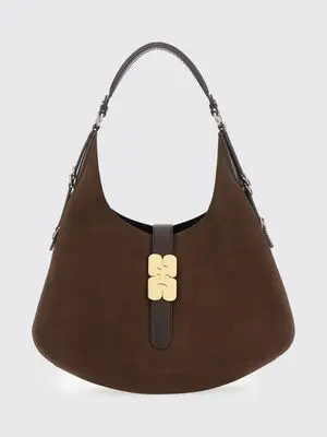 GANNI Shoulder Bag - Brown