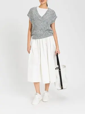 TWINSET Cotton Midi Skirt