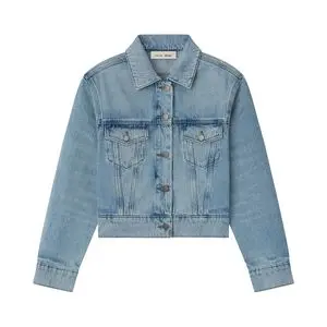 Fear Of God Denim Trucker Jacket 'classic - Blue