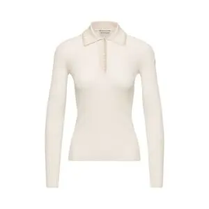 Moncler Long-sleeve Polo 'light Beige
