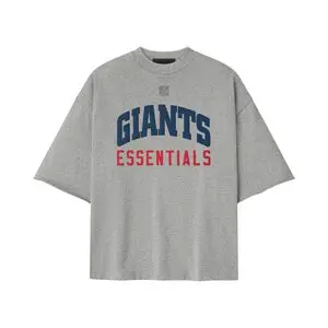 Fear Of God Giants 90s 3/4 Sleeve Tee 'concrete Heather - Grey