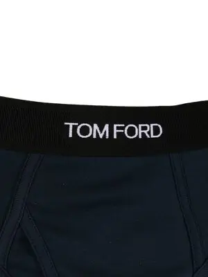 TOM FORD Logo-waistband Cotton Briefs