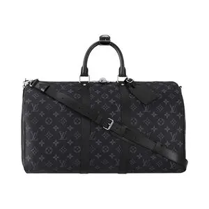 LOUIS VUITTON Keepall Bandoulière 50 Mon Monogram Monogram Eclipse Canvas - Black