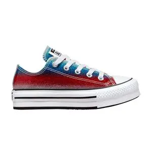 CONVERSE Chuck Taylor All Star Eva Lift Platform Low Ps 'glitter Drip
